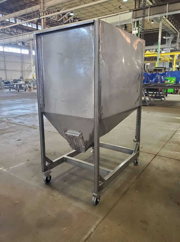 Custom Process Hopper Fabrication – AGI Fabricators