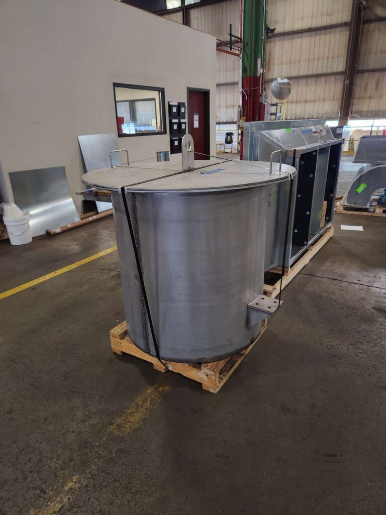 Custom Process Hopper Fabrication – AGI Fabricators